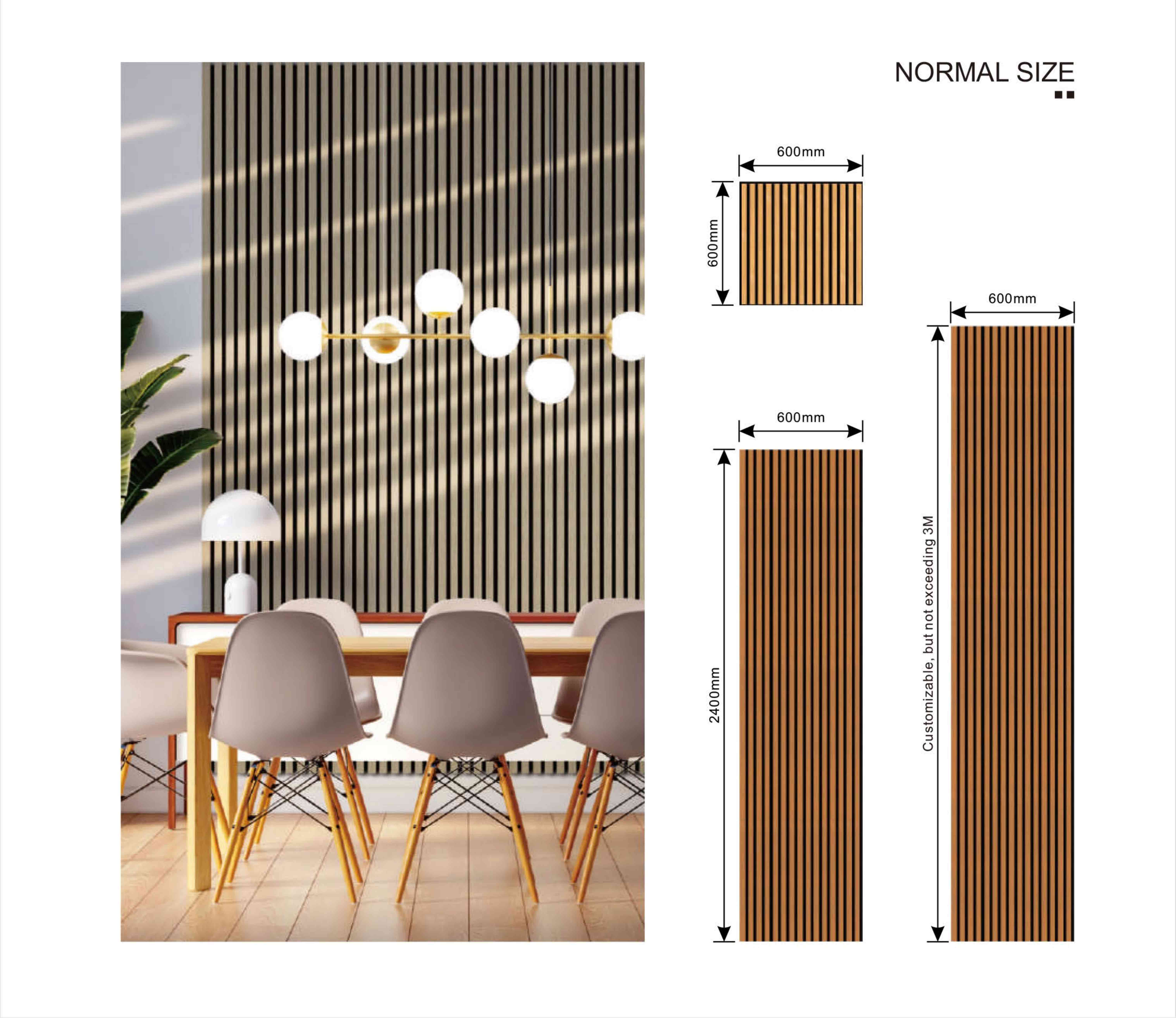 Panel Slat Akustik Veneer Kayu Tunggal dari pabrikan Cina - Lantai Proluxe